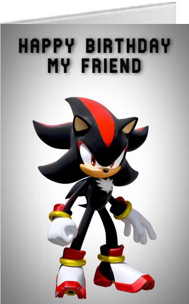 Sonic Birthday Greeting Cards