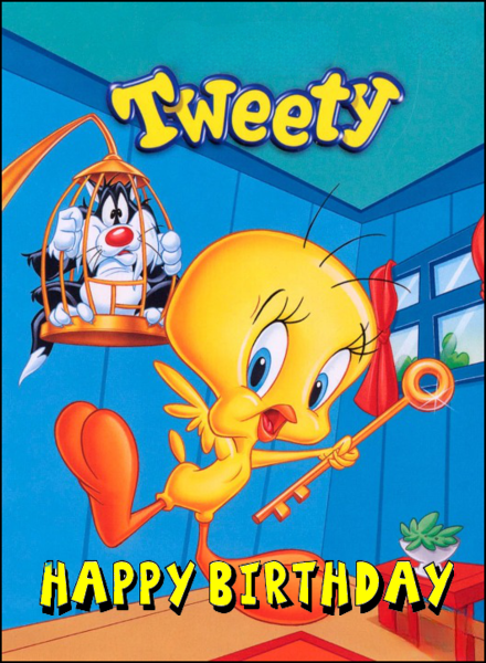 Tweety Birthday Card